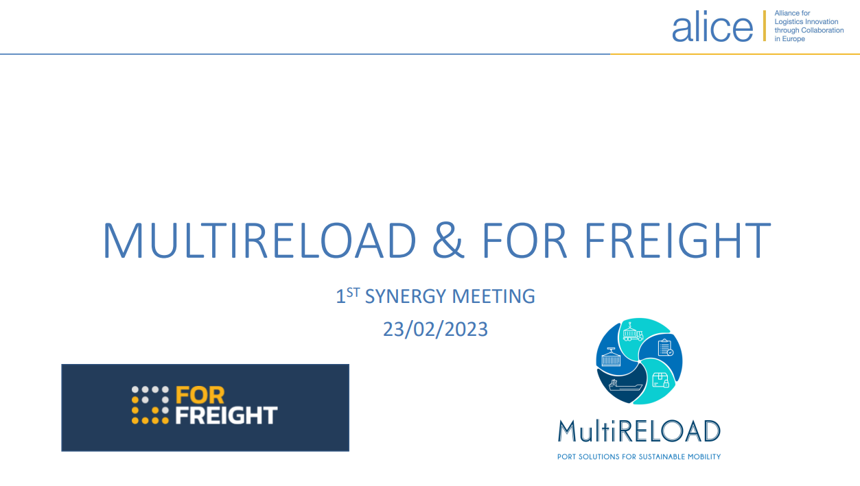FOR-FREIGHT collaborating with the MultiRELOAD project - FOR FREIGHT